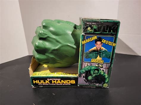 Electronic Hulk Hands Set 2003 Marvel Legends Toybiz Movie Mib Unused