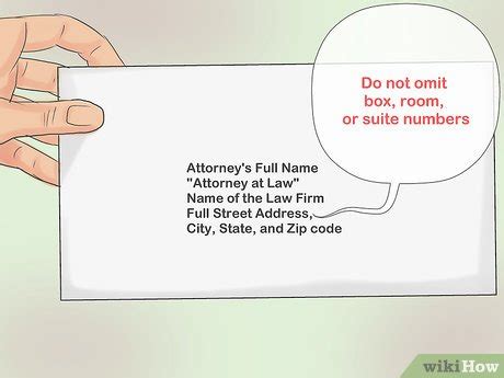 How To Address An Attorney On An Envelope 13 Steps