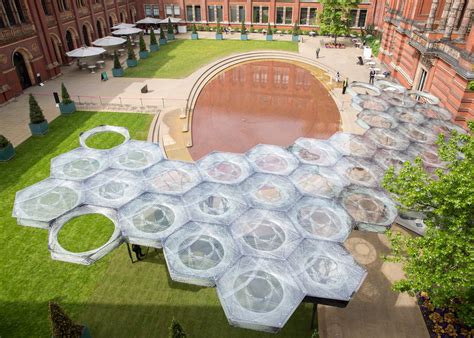 Robotically Fabricated Carbon Fibre Pavilion Opens At The Vanda