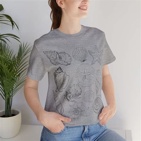 Seashell Symphony Coastal Chic T Shirt Summer Vacation Ocean Lover