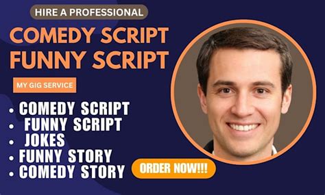 Write Comedy Script Funny Script Jokes Or Comedy Script Writer By