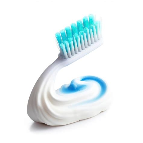 Premium Ai Image Toothpaste Toothbrush Isolated On White Background