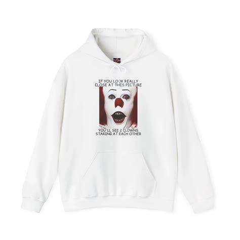 Clown Meme Hoodie Cozy Up With Creepy Humor
