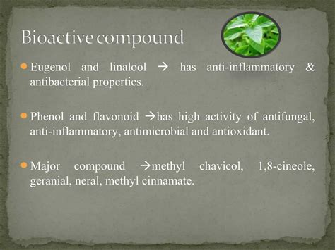 Basil Leaves Amadea Et Al Ppt