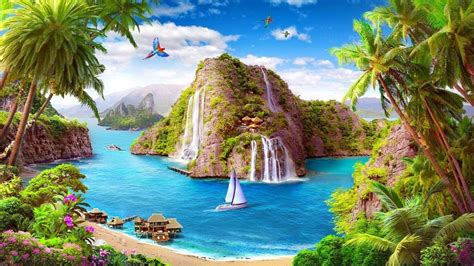 Beautiful Paradise Wallpapers Top Free Beautiful Paradise Backgrounds Wallpaperaccess