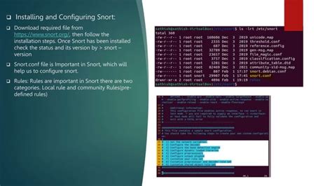 Snort Presentation Pptx Computer Networking Computing