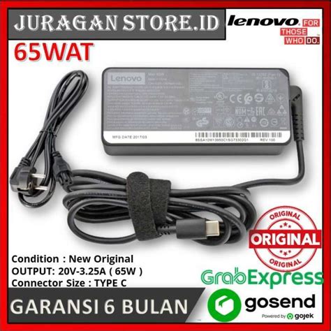 Promo New Ac Adaptor Charger Casan Laptop Lenovo Usb Type C 45w 20v 2 25a Diskon 33 Di Seller