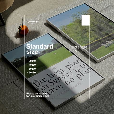 Standard Size Rectangle Frame C Decor