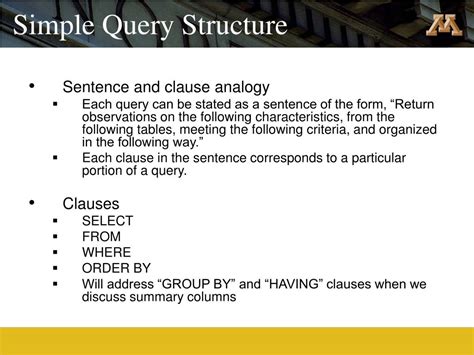 ppt sql 101 an introduction to writing queries with sql at the