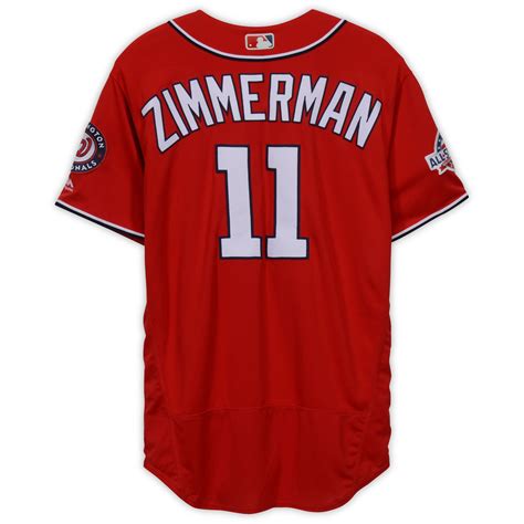 Washington Nationals Ryan Zimmerman Fanatics Authentic Game Used 11