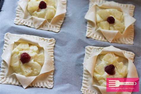 Blätterteig Pudding Teilchen Sandras Kochblog