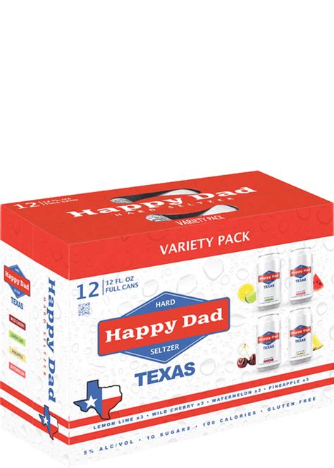 Happy Dad Hard Seltzer Texas Variety Pack Total Wine And More