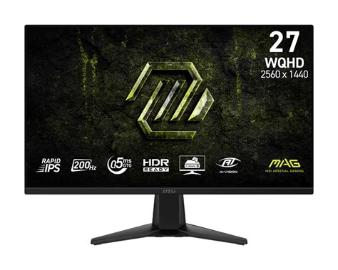 Mag 275qf E20 27 Inch Gaming Monitor Msi Global