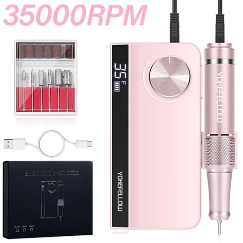 35000rpm Pink Nail Drill Machine Emma Nail Store