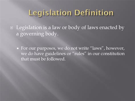 Legislation Definition Verb At Sam Bolivar Blog