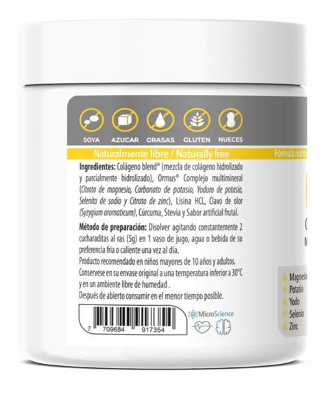 Ormus Multimineral En Polvo 300g Ormux Salud Cuántica