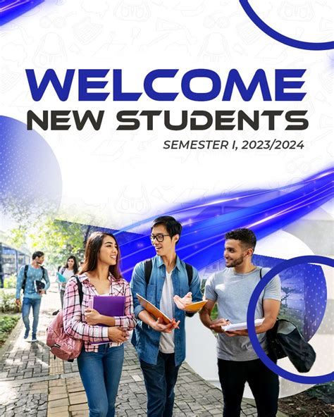 Welcome New Student Poster Student Posters New Students Event Poster