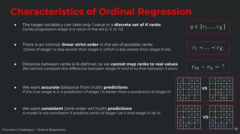 Ordinal Regression And Machine Learning Applications Methods Metrics Ppt