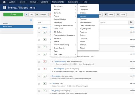 How To Create A Joomla Mega Menu With Joomla Cck Website Builder