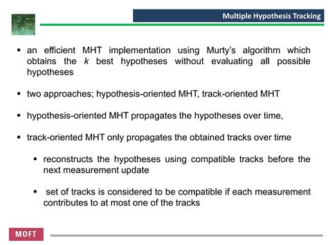 Mht Multi Hypothesis Tracking Part1 Ppt