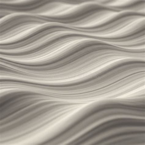 Undulating Waves Of Smooth Light Colored Material Create A Textured Surface Stock Illustration