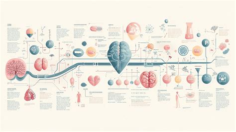 An Illustrated Educational Poster Featuring A Timeline Of Breast Cancer