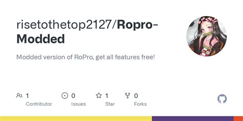 Github Risetothetop2127 Ropro Modded Modded Version Of Ropro Get All Features Free