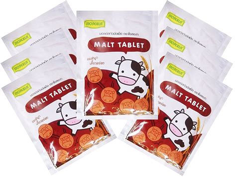 Roscela Tablet Malt Candy 20g 7 Packs Grocery And Gourmet Food