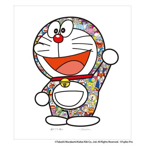 Takashi Murakami Doraemon Hip Hip Hurrah Ed 300