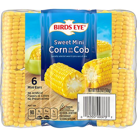 Birds Eye Corn On The Cob Sweet Mini Mini Ears 6 Ea Corn Donelan