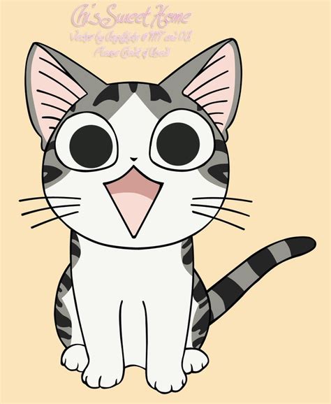 Chis Sweet Home By Angelkate Cute Cat Illustration
