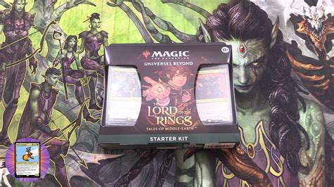 Mtg 2023 Lord Of The Rings Starter Kit Unboxed Youtube