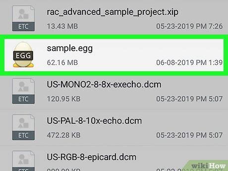 How To Open An EGG File On Android Steps With Pictures