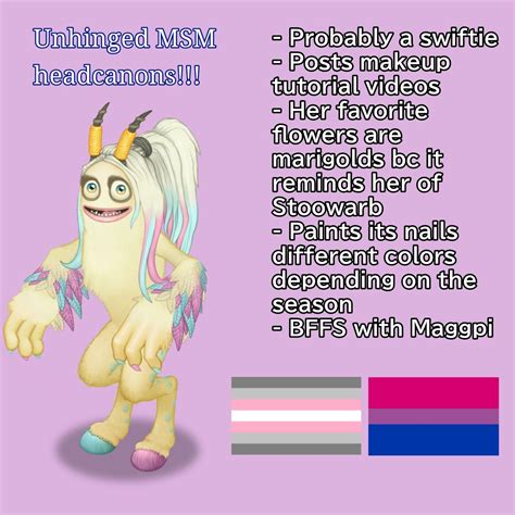 Heres Parlsona In 2023 Singing Monsters Msm Headcanon