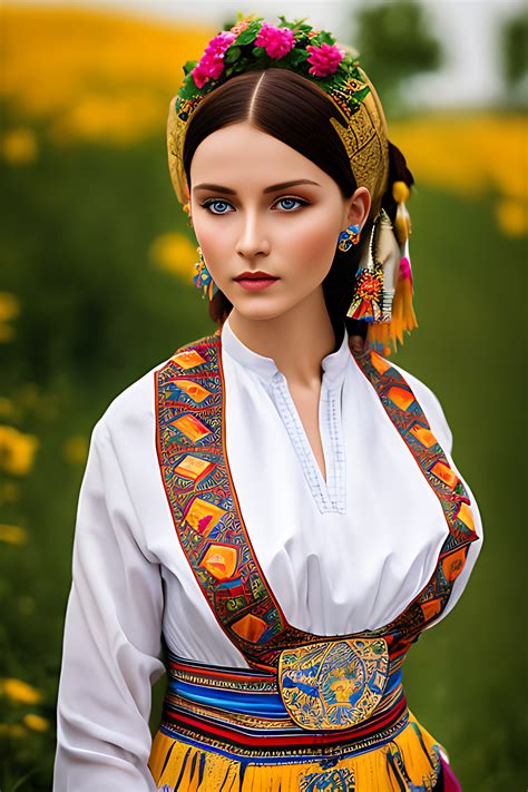 Portrait In Traditional Ukrainian Dress Artofit