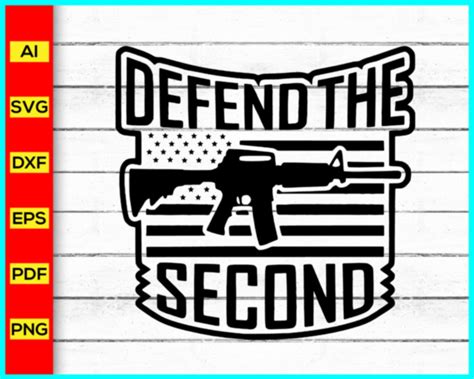 2nd Amendment Svg Png Silhouette Cricut Decal Sticker Homeland Sec
