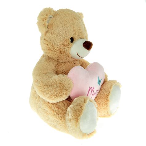 Buy Large Mum Bear With Heart Soft Toy For Gbp 1499 Card Factory Uk