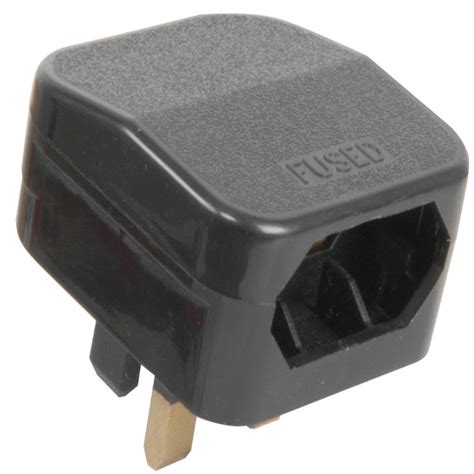 Fcp Fused European Converter Plug 3a Black Hawthorne Horticulture