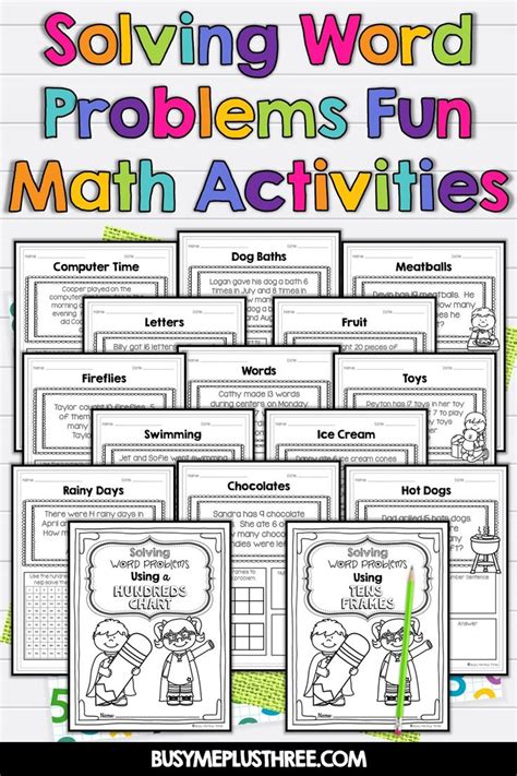 Word Problems Using A Hundreds Chart And Ten Frames Numbers Up To 20