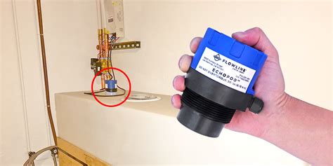 Ranch Livestock Water Tank Ultrasonic Level Sensor Flowline Liquid