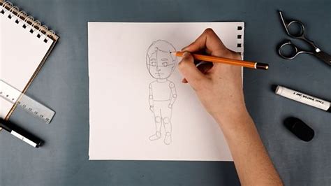 Person Drawing A Picture Sketching For A New Piece Rdrawing