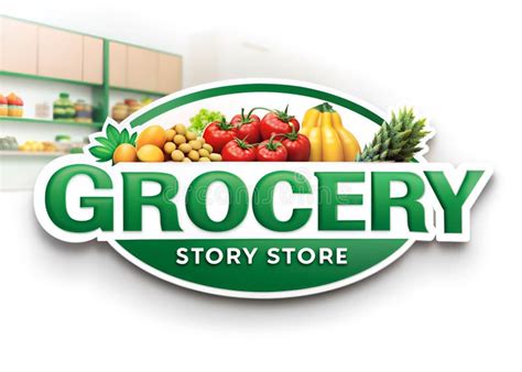 Grocery Store Sign Logo Stock Illustration Illustration Of Design