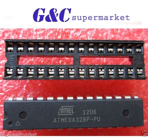 Atmega328p Pu With Arduino Uno Bootloader Dip Socket New A2tm £430