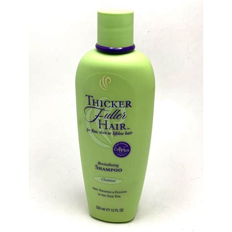 Thicker Fuller Hair Cell U Plex 12 Floz Revitalizing Shampoo To Any