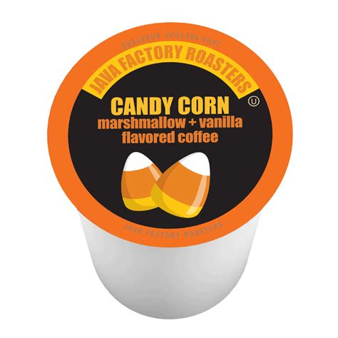 Java Factory Coffee Candy Corn Halloween Flavored Coffee Pods Two