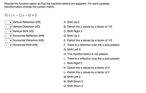 Solved Rewrite The Function Below So That The