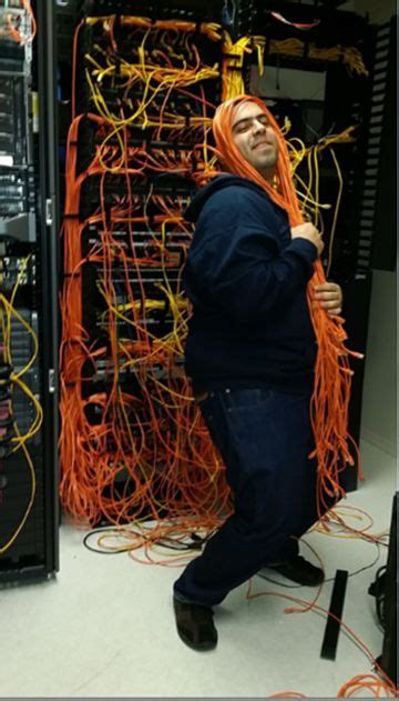 The Boring Cabling Work Could Be Interesting If You Are A Funny Person