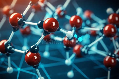 Science Molecular Structure Background With Atom Molecule Medical