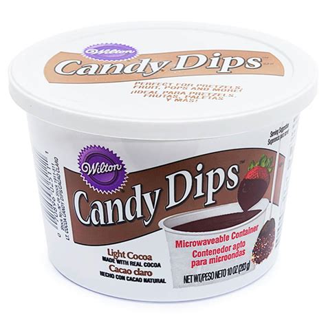 Candy Dips Light Cocoa 10 Ounce Tub Bestcandyshop