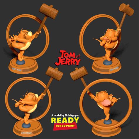 Jerry Mouse 3d Models Download Creality Cloud